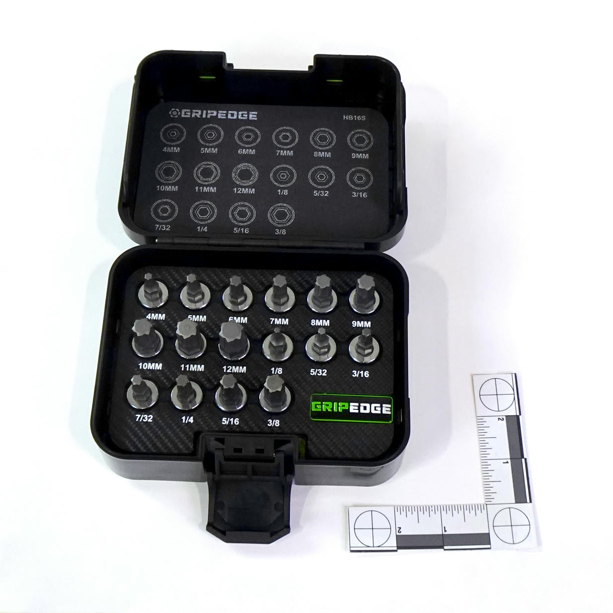 3/8" Drive Short Metric & SAE Hex Driver Set - 16 Piece: 16-PC 3/8 ...