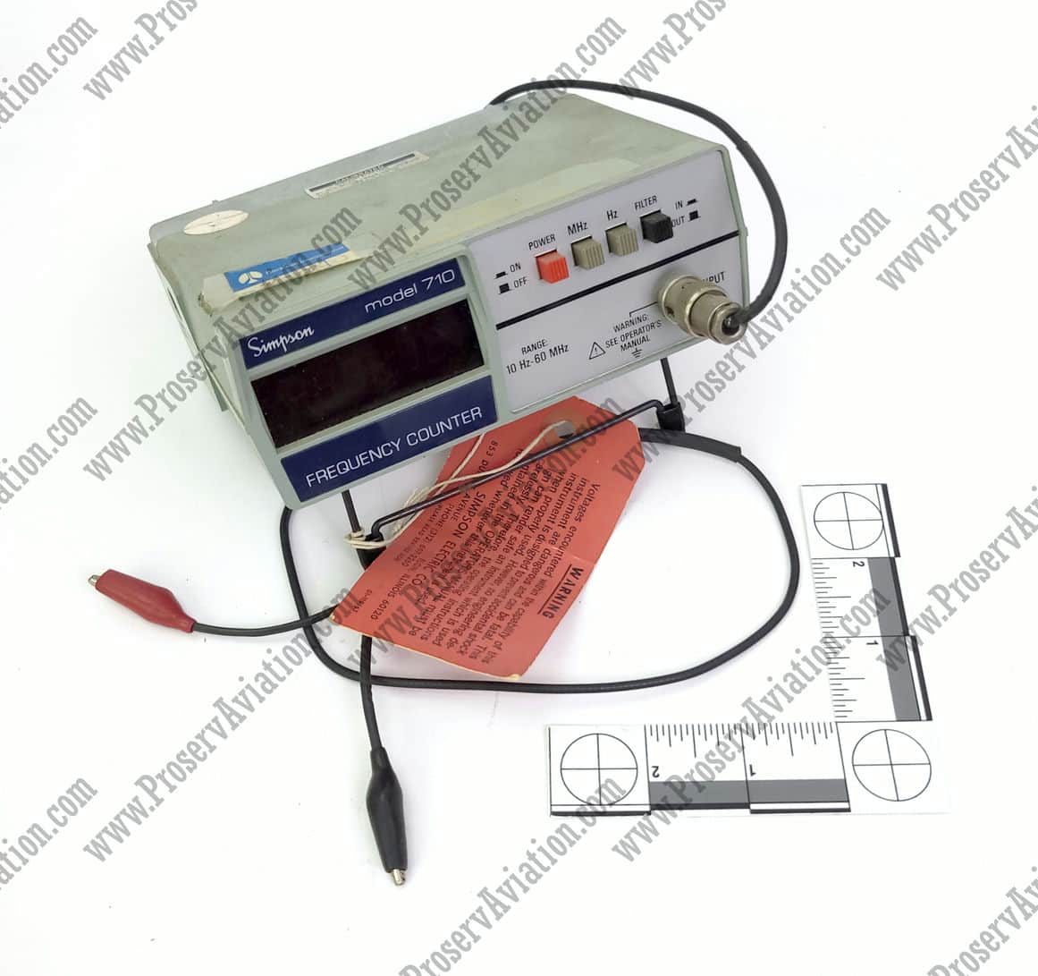 MODEL 710: Counter, Frequency | Proserv Aviation