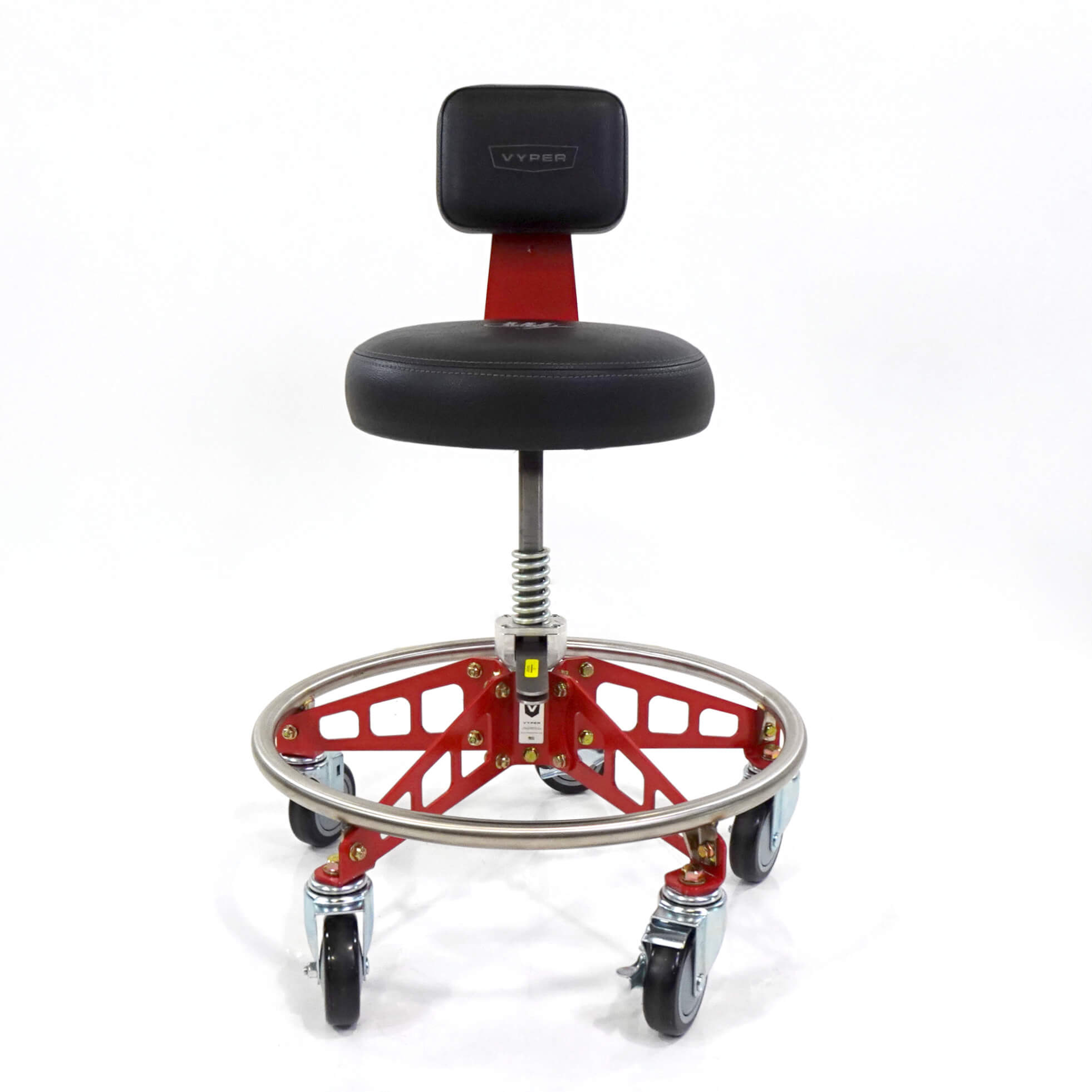 Robust Steel Max, Red Frame, Quick Height: Robust Steel Max Shop Stool ...